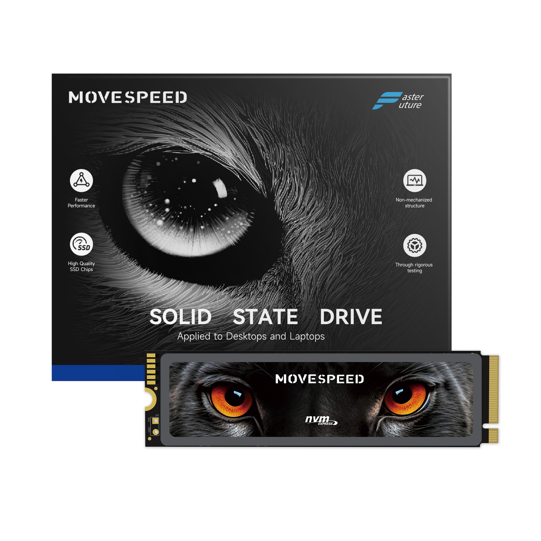 MOVE SPEED Panther 7450MB/s PCIe 4.0 NVMe M.2 SSD
