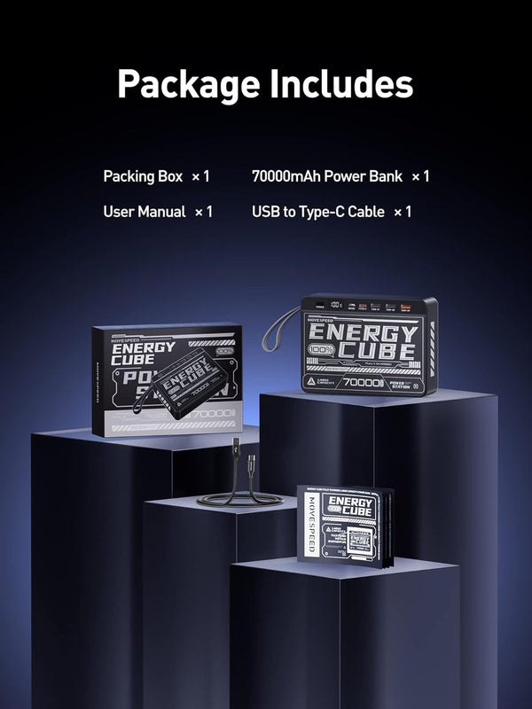MOVESPEED Z70 70000mAh 22.5W Power Bank High Capacity
